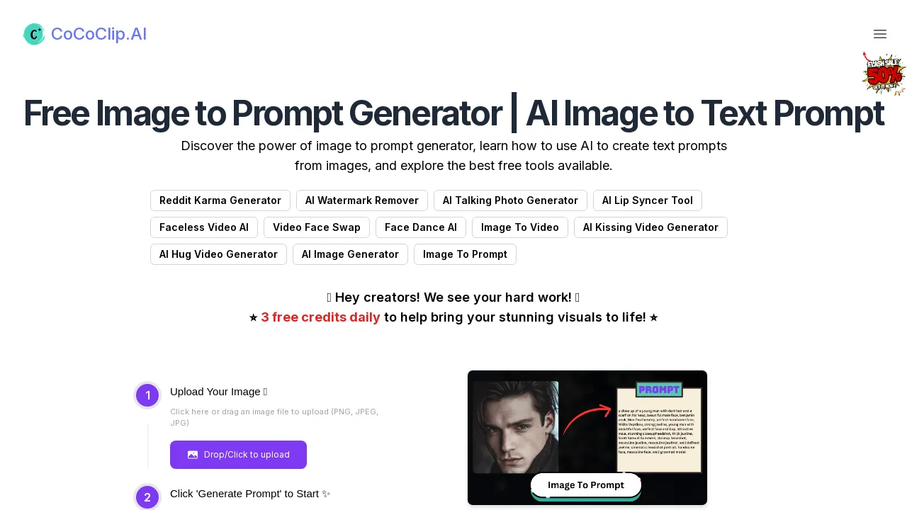 Free Image to Prompt Generator - BestofAI